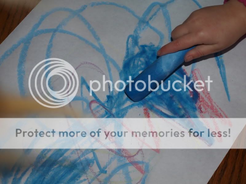 Wet chalk drawing | My Silly Little Life